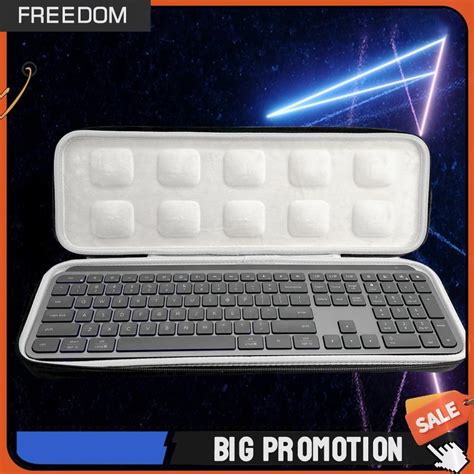 กระเป๋าเดินทางแบบแข็งกันกระแทกสําหรับคีย์บอร์ดไร้สาย Logitech Mx Keys S Shopee Thailand
