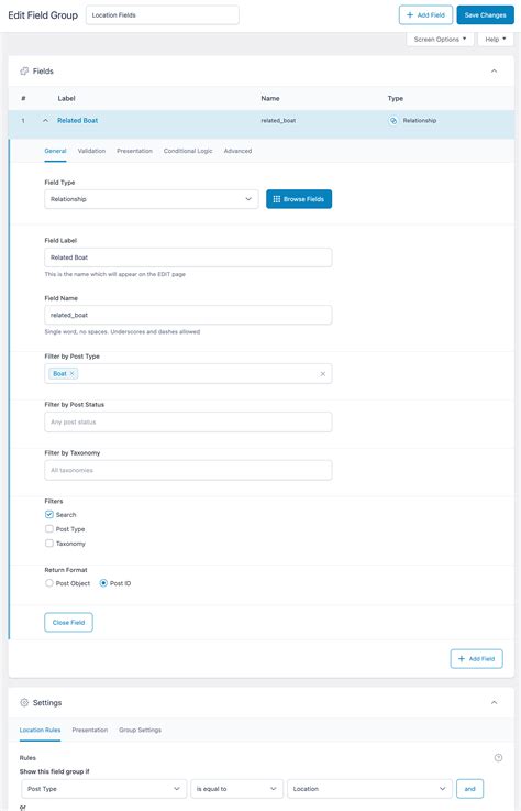 Related Posts Grouped By Custom Field Value When Using Acf