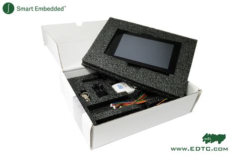 Smart Embedded Evaluation Kit 7 Inch Tn Tft Lcd 800480 With Capacitive Touch Evk070019ab Edt