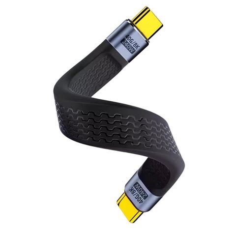 40 Гбит с Usb 4 0 Pd 240 Вт кабель для быстрой зарядки для телефона ноутбука купить на Ozon по