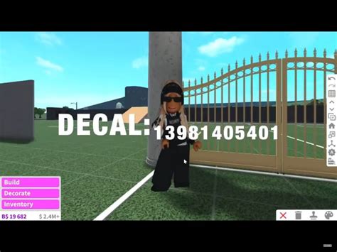 Alaska Violet Security Guard Decal Code Bloxburg 2025