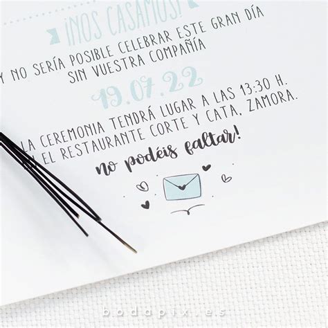 Invitación De Boda Original Modelo Fun Desde 1 45€ Bodapix
