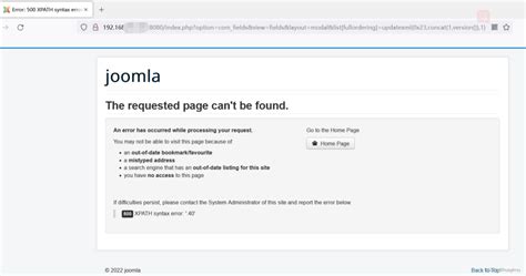 Joomla 370 Cve 2017 8917 Sql注入漏洞 Csdn博客