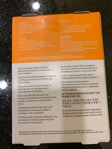 Wd My Passport Portable Hard Disk Drive 1tb Computers And Tech Parts And Accessories Hard Disks
