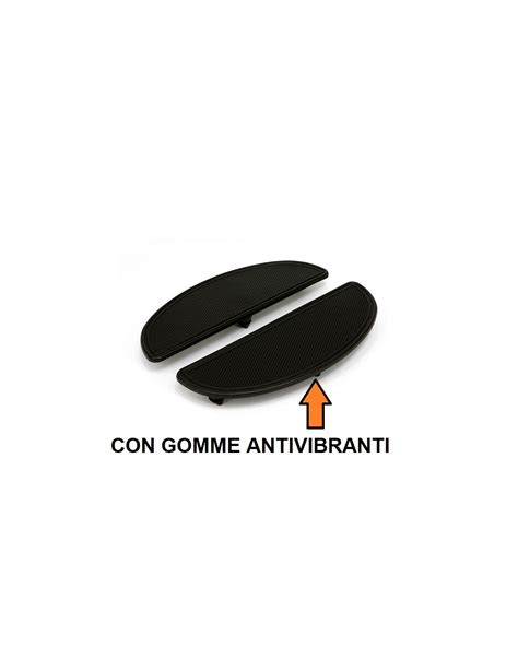 Black Floor Mats With Vibration Dampers For Oval Footpegs For 1987 Thru 2017 Softail Ref Oem