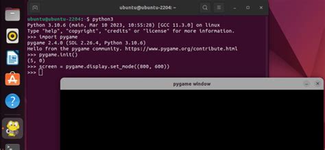 Pygame Installation On Ubuntu Or Linux Linux Shout