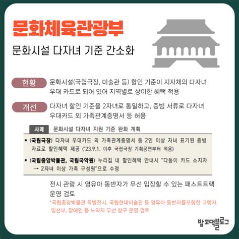 다자녀 기준 완화 변경되는 다자녀혜택 2명 총정리 네이버 블로그