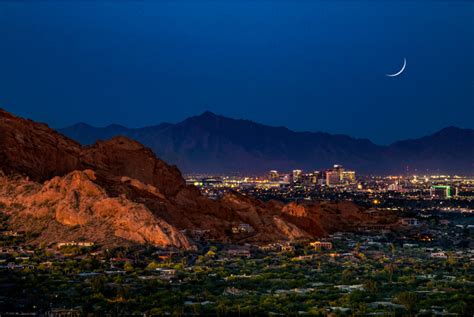 Phoenix Skyline At Night