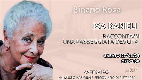 Isa Danieli A Binario Rosa In Una Passeggiata Devota ècampania