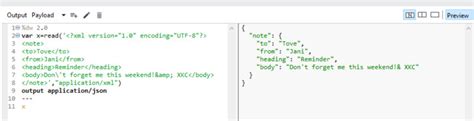How To Handle And In Json From Source We Are Getting Xml Data