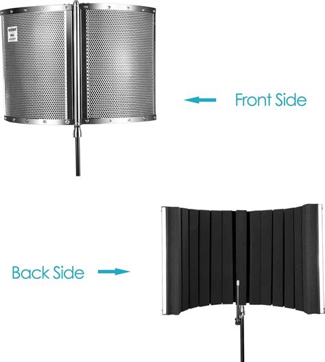 Neewer® Foldable Microphone Acoustic Isolation Shield With Lightweight