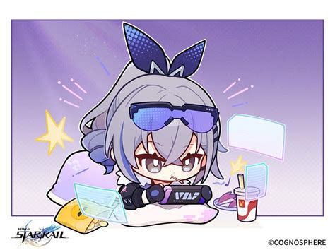 Chibi Fu Xuan Sampo Asta Gepard And Serval Silver Wolf And Seele And Bronya Rhonkaistarrail