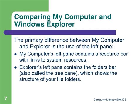 ppt computing fundamentals module lesson 9 — using windows explorer powerpoint presentation