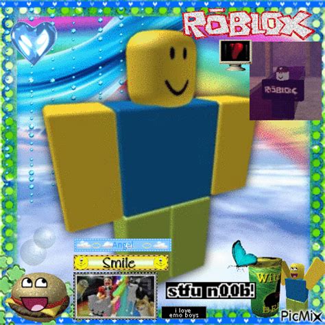 Roblox Noob Free Animated  Picmix