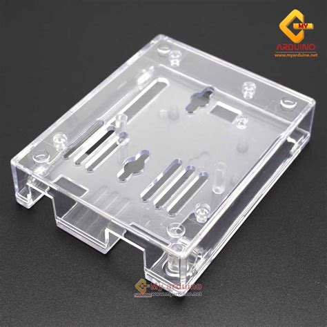 Arduino Uno R3 Acrylic Case Box กล่องพลาสติกแบบใส สำหรับ Arduino Uno