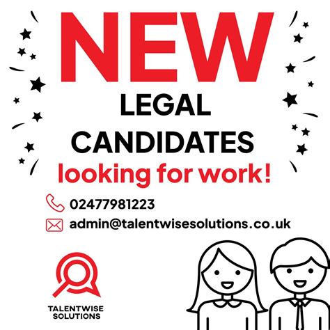 Drop Me A Message If You Think You Might Have Something For Any Of These Fab Legal Professionals