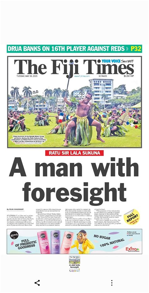 From The Editor In Chiefs Desk Your May 30 Briefing The Fiji Times