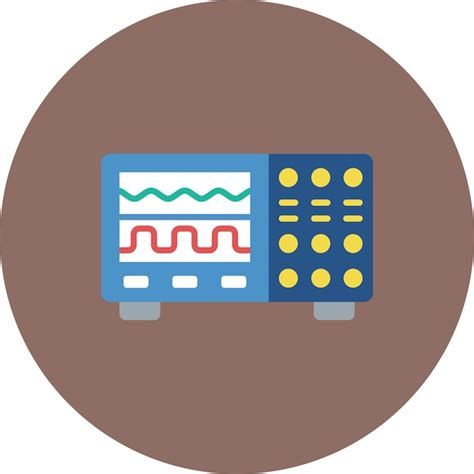 Premium Vector Oscilloscope Icon