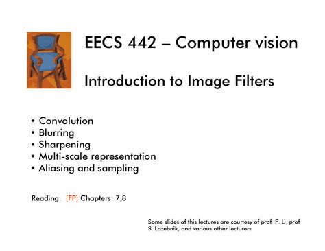 Introduction To Image File Computer Vision Slides Eecs 442 Docsity