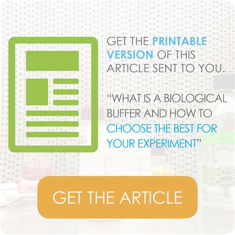 What Is A Biological Buffer And How To Choose The Best Buffer For Your