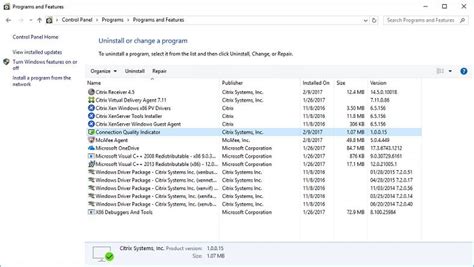 Citrix Connection Quality Indicator Citrix