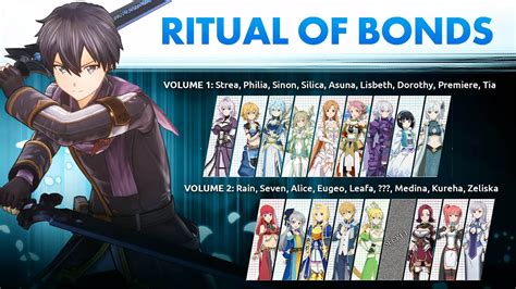 Sword Art Online Last Recollection Details Ritual Of Bonds Dlc Niche Gamer