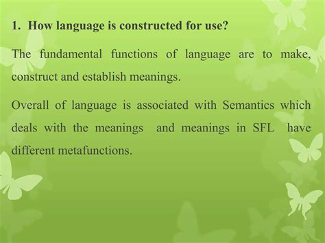 Systemic Functional Linguistics Pptx Programming Languages Computing