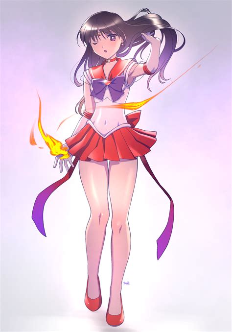 Hino Rei Sailor Mars And Super Sailor Mars Bishoujo Senshi Sailor