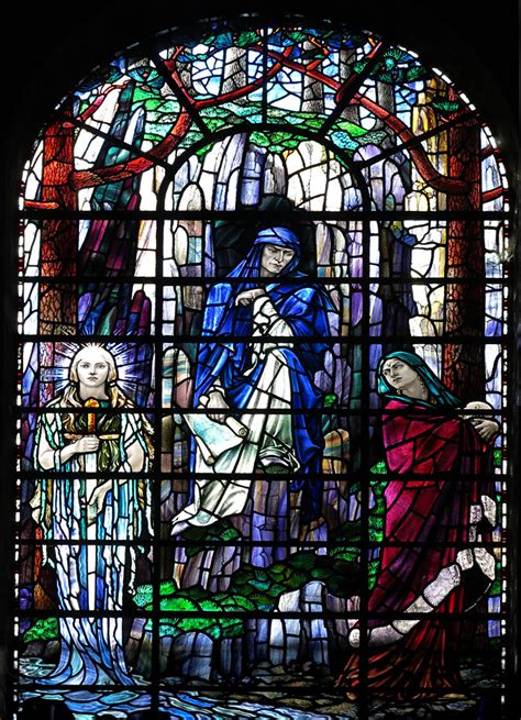 King Arthurs Halls Stained Glass Tintagel Cornwall Guide Images