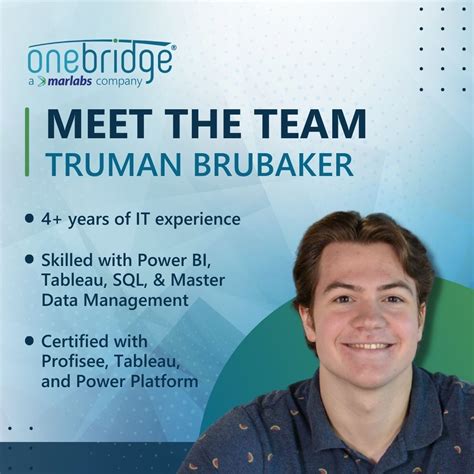 Meet Truman Brubaker A Bi Developer At Onebridge Onebridge Posted On The Topic Linkedin
