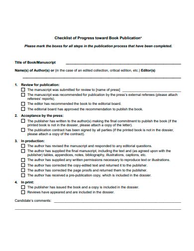 FREE 18 Progress Checklist Samples In MS Word Google Docs PDF