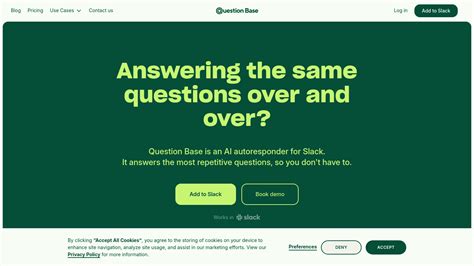 Question Base Turn Slack Into A Knowledge Base With Generative Ai