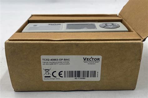Vector Controls Tcx2 40863 Op Bac Universal Hvac Controller Buffalo Computer Parts