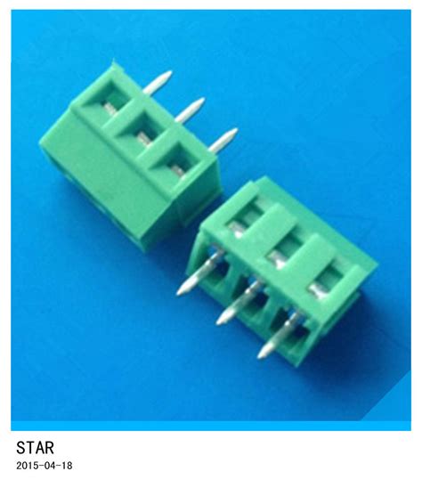 3 81mm Pitch 3 Pin Straight Pcb Screw Terminal Block Connector Terminal Block Connector And