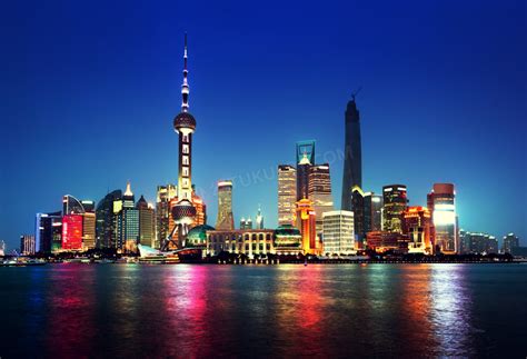 中国上海浦东地标夜景摄影高清jpg格式图片下载 熊猫办公