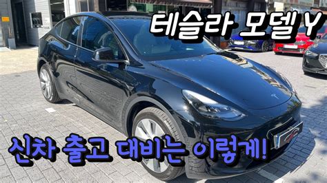테슬라 모델 Y Rwd 블랙 신차 출고 대비는 이렇게 Youtube