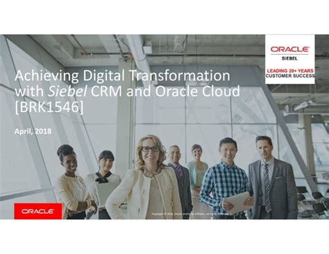 achieving digital transformation with siebel crm and oracle cloud ppt
