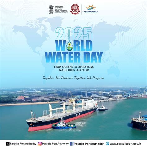 At Paradip Port We Recognize The Vital Role Water Plays In Driving Global Trade And Sustaining