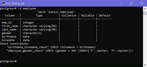 Postgresql Check Constraint