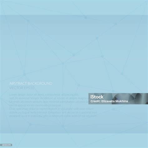 추상적인 벡터 배경입니다 블루 Infographic 네트워크 패턴입니다 샘플 텍스트 프레 젠 테이 션 0명에 대한 스톡 벡터 아트 및 기타 이미지 Istock
