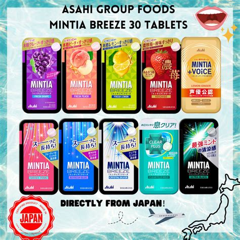 Asahi Group Foods Mintia Breeze 30 Tablets Shopee Singapore