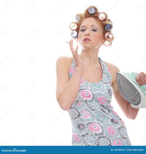 Dona De Casa Imagem De Stock Imagem De Caucasiano Real 13970913