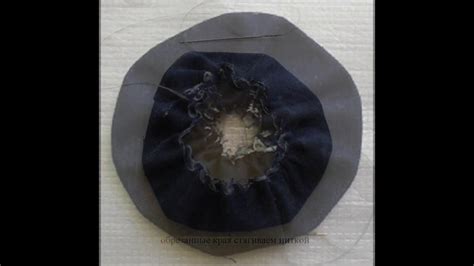 как сделать самый простой цветок из ткани Youtube