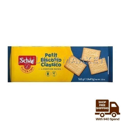 Expiry 30 Jan 2025 Schar Classic Butter Biscuits Gluten Free 4packs
