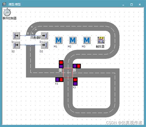 利用plant Simulation模拟交通信号灯控制小车通行 Csdn博客