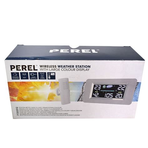 Statie Meteo Fara Fir Cu Senzor Exterior Perel Prognoza Meteo Masurare Temperatura Si