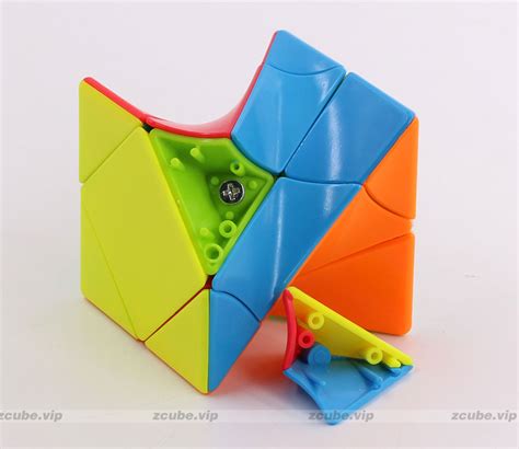 Fanxin Skewb Twisty Cube [] Puzzles Solver Magic Twisty Rubiks Cube