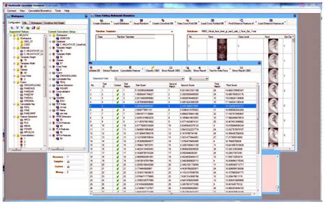 User Interface Of The Multimodal Biometric System Designed In C And