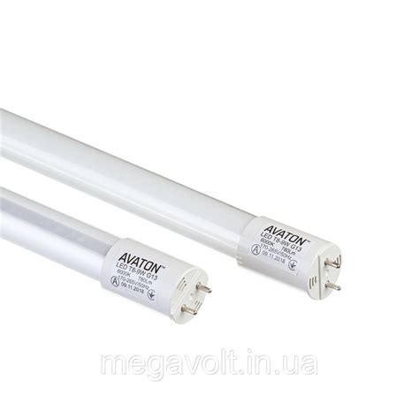 Led Лампа Т8 600мм Avaton 9Вт G13 Холодная Белая 6000K — Купить ...