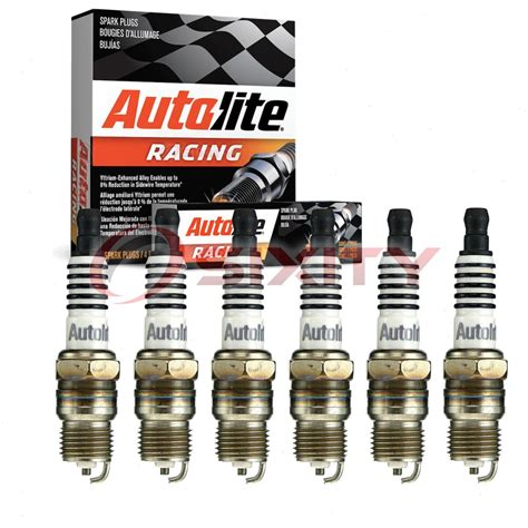 6 Pc Autolite Ar13 Racing Spark Plugs For 265 42ts 4449 7530 Af22